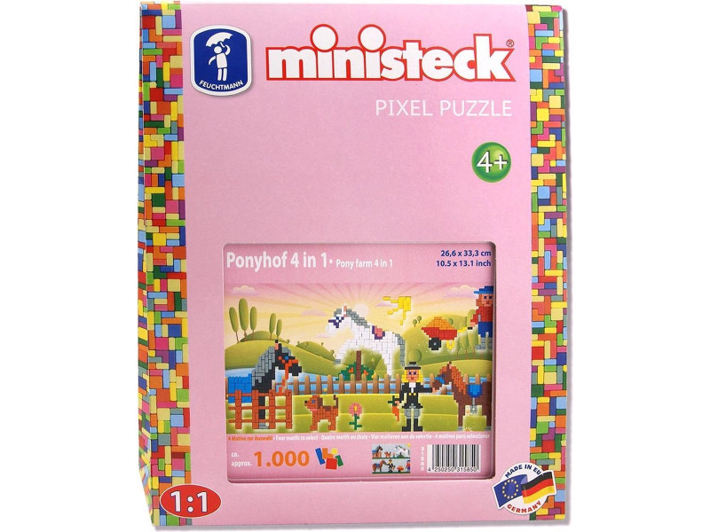 Ministeck - Manege 4-in-1 XL box (ca. 1000-delig)