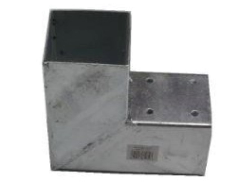 Hoekverbinding voor Vierkante Houten Palen 90x90mm - Vuurverzinkt